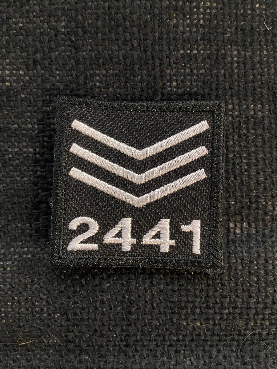 Warrant Number Sergeants Patch – Points2Points